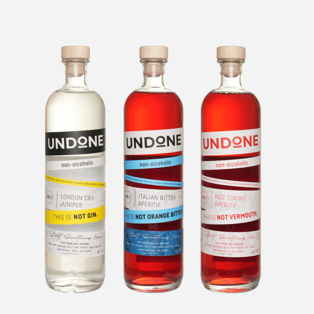 Non-Alcoholic Negroni Set | Gin, Bitter & Vermouth | UNDONE