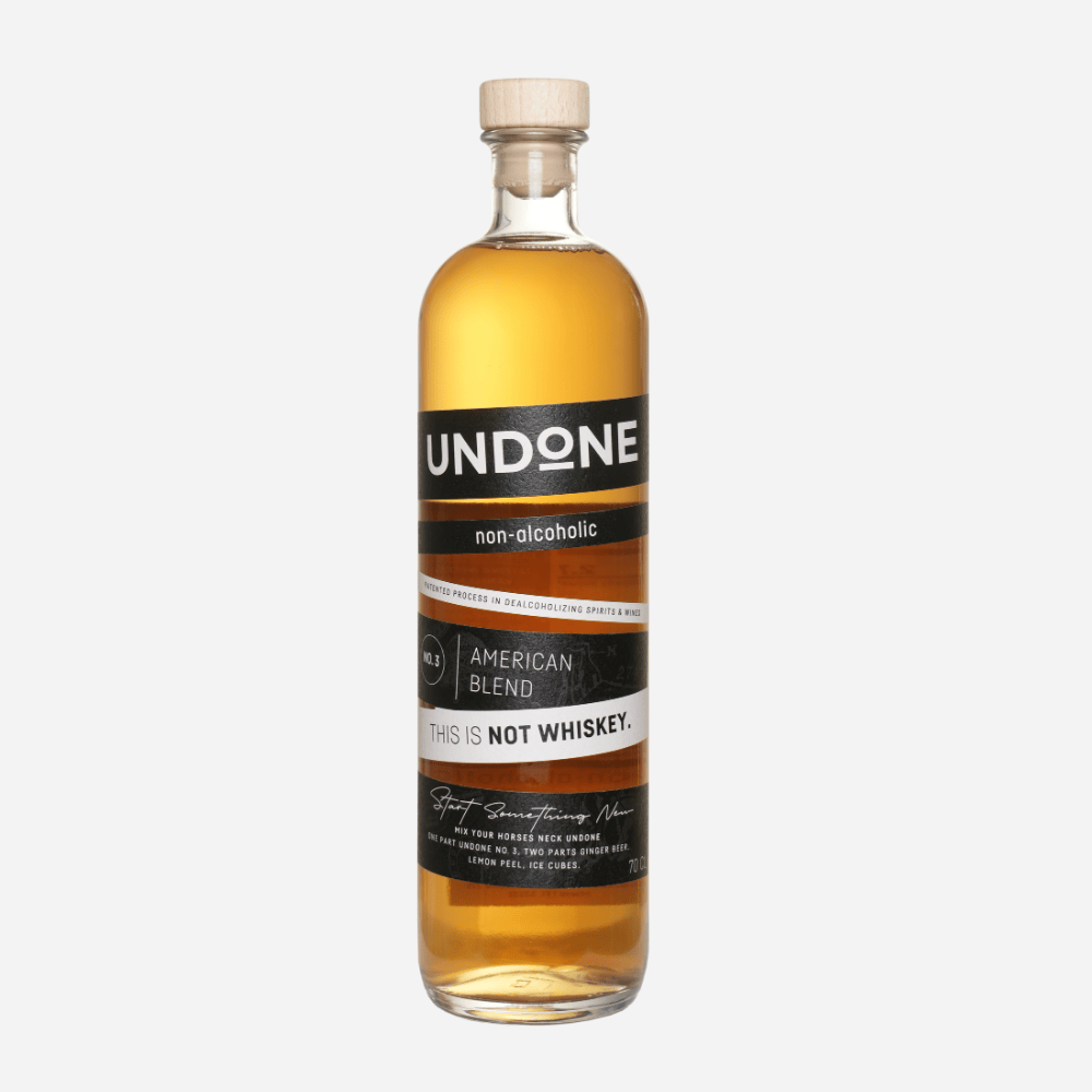 UNDONE No. 3 NOT WHISKEY | Non-Alcoholic Whiskey | Dealcoholized Malt