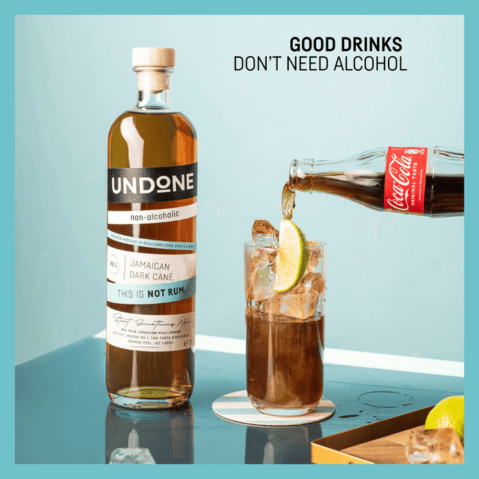 UNDONE No. 1 NOT RUM | Non-Alcoholic Rum | Dealcoholized Dark Rum