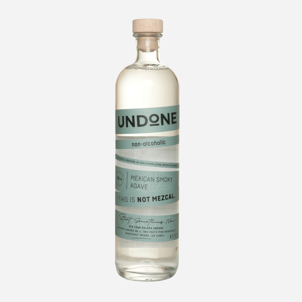 UNDONE No. 4 NOT MEZCAL | Non-Alcoholic Mezcal | Smoky Agave Spirit